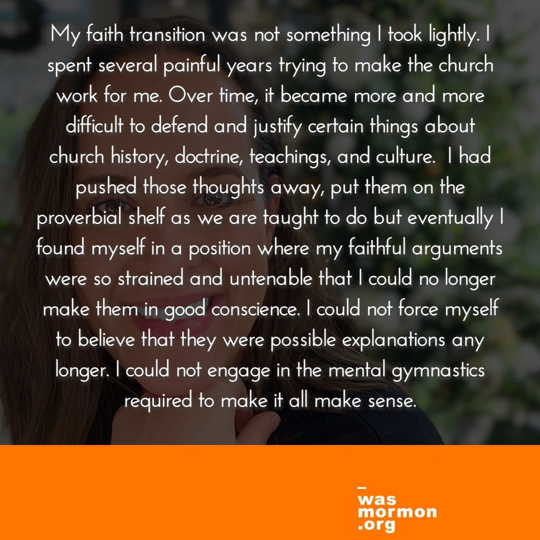 Beth Was a Mormon, an Exmormon Profile Spotlight - wasmormon.org