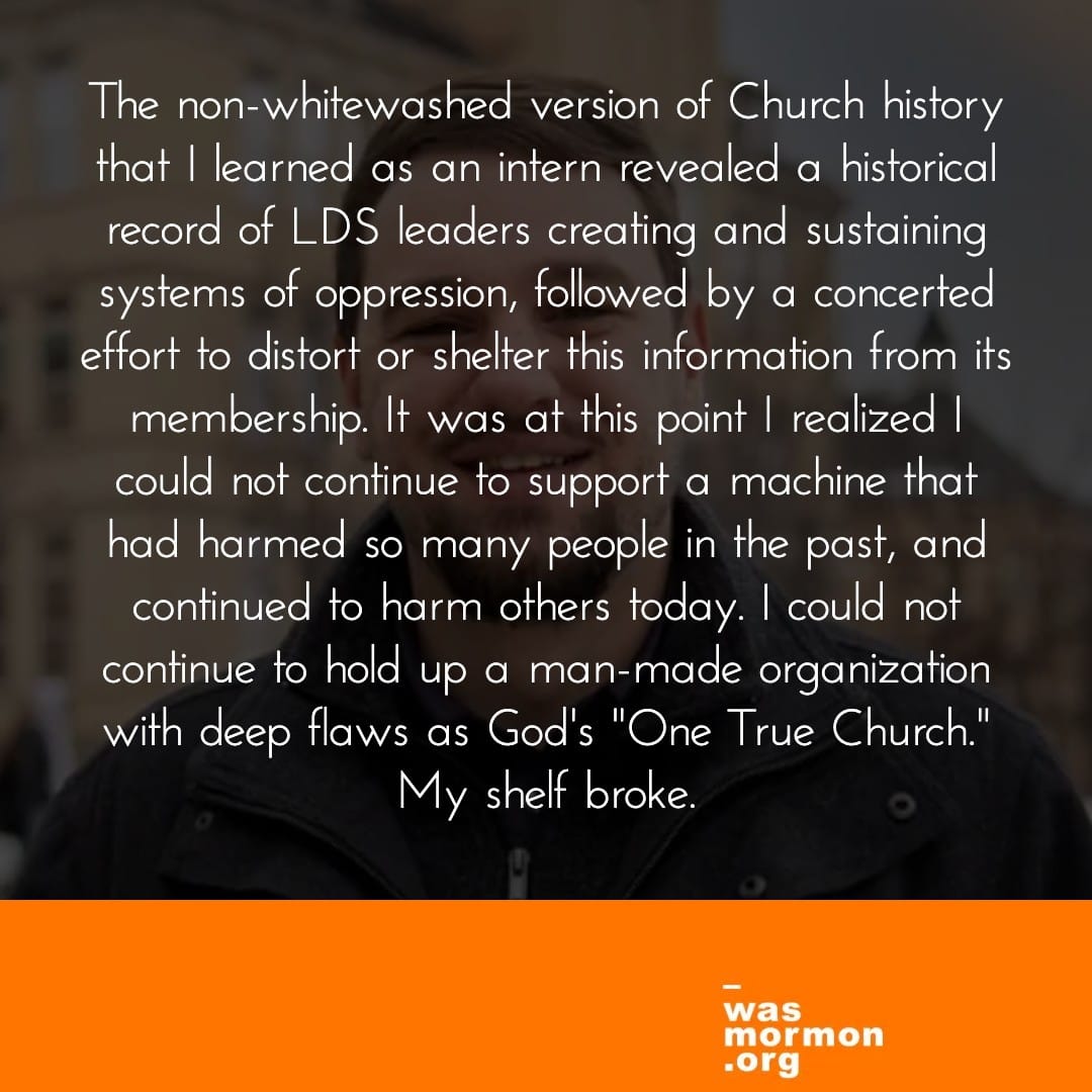 Brendan Was a Mormon, a Post-Mormon Profile Spotlight - wasmormon.org