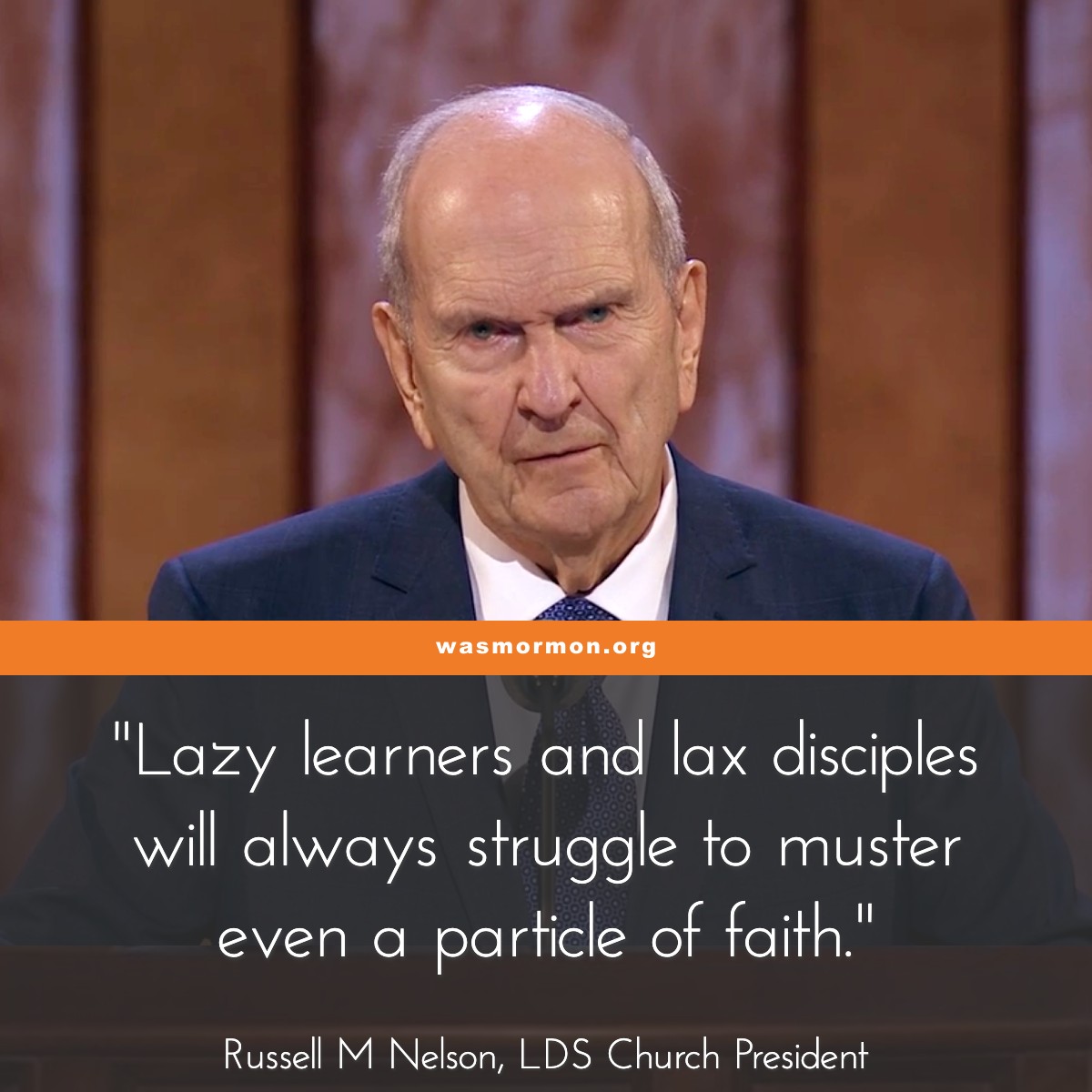Demonizing Doubt: Nelson’s Talk on Lazy Learners and Lax Disciples ...